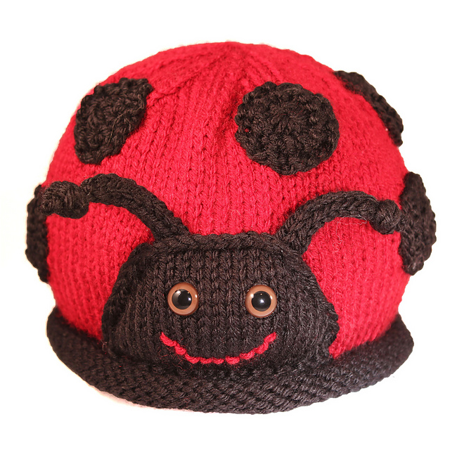 Ravelry: Ladybug Hat -- newborn to child sizes pattern by Donna Sires