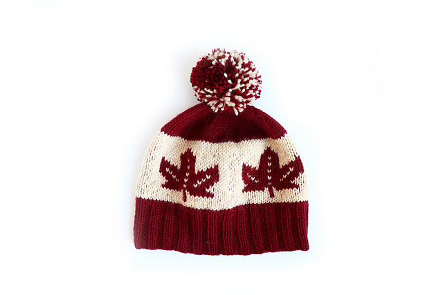 Ravelry: Canadiana Toque pattern by Dubbele Dutch Crafts