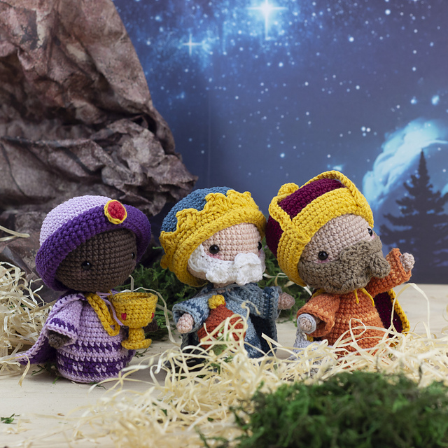 Ravelry: Three Wise Men pattern by Duende de los Hilos