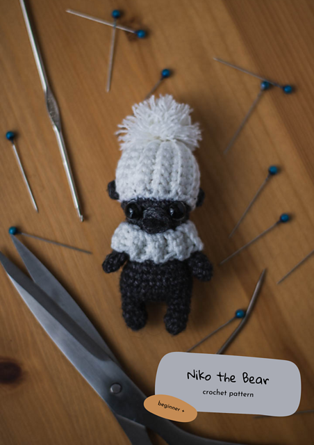 Ravelry: Niko the Bear pattern by Weronika Gdaniec