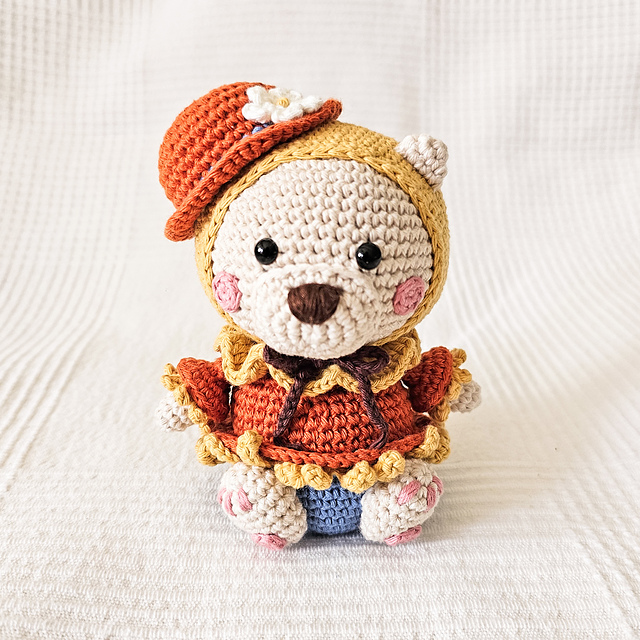 Ravelry: Edgar the Scarecrow Bear pattern by Chloe Yuen
