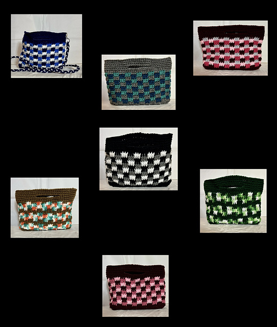 Ravelry: 7 Way Bag pattern by Ellen Sheedy