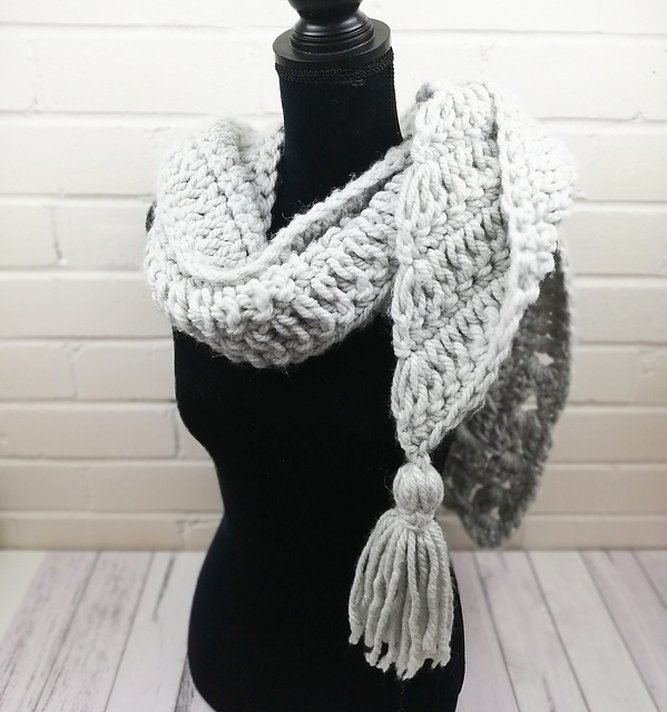 Ravelry: The Op Shop Shawl Recycled pattern by Emma Wilkinson