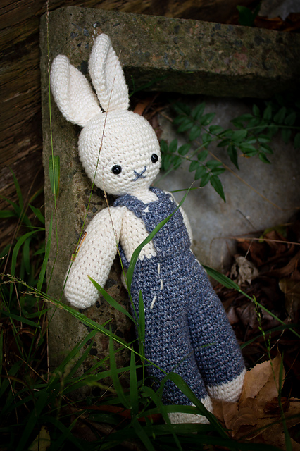 Ravelry: 'Deni' the Denim Bunny pattern by Emma Wilkinson