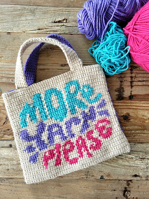 Ravelry: Yarn Lover Tote Bag pattern by Earth, Hand & Fiber