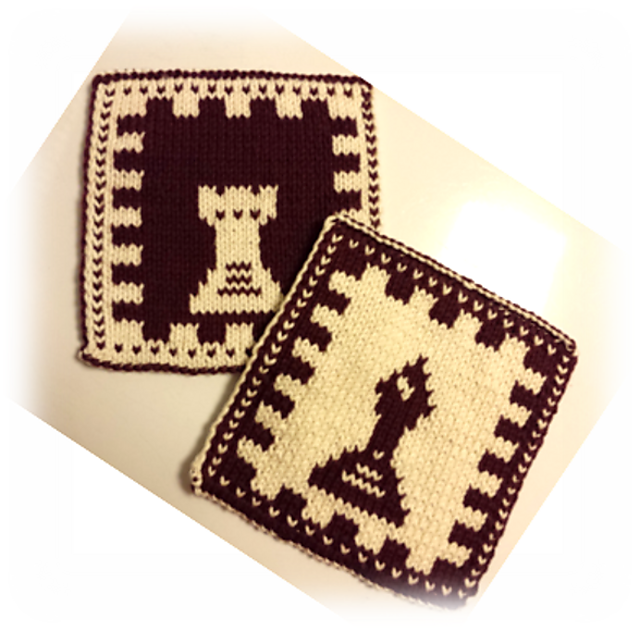 Ravelry: Bishops and Rooks - Shields of the Realm pattern by Janet Bailey