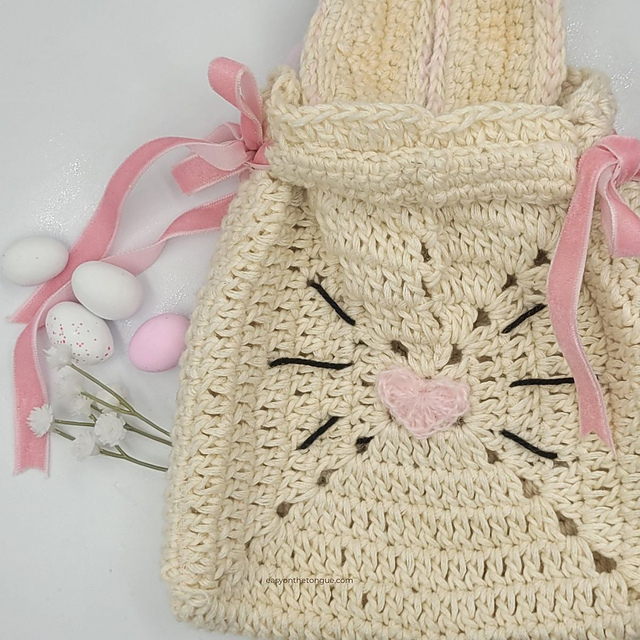 Ravelry: Easter Bunny Treat Bag pattern by Amanda Nel