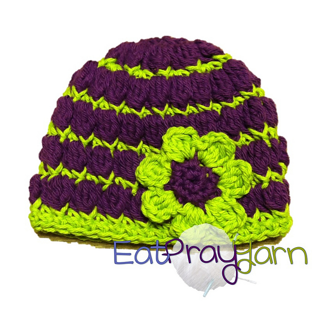 Ravelry: Small Love's Puff Beanie pattern by Jessica Skelly