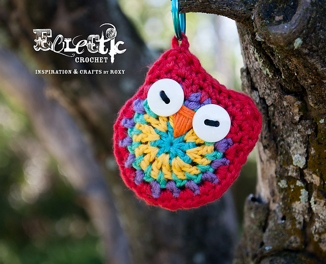 Ravelry: EclecticCrochet's Owl Key Chain