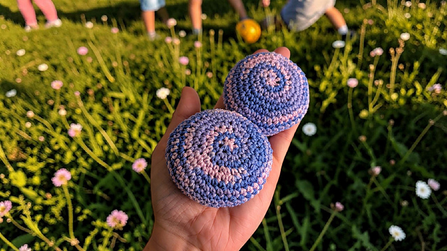 Ravelry: Hacky Sack Footbag pattern by Eclectic By Katie