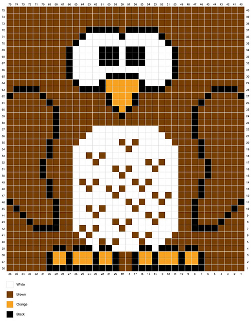 Ravelry: Owl (mini C2C) pattern by Pipsqueak Patterns
