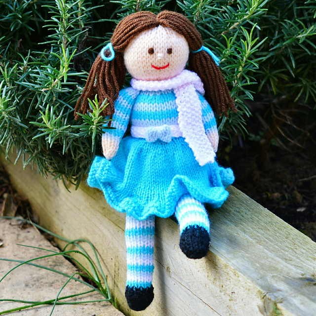 Ravelry: Pansy Rag Doll pattern by Joanna Marshall