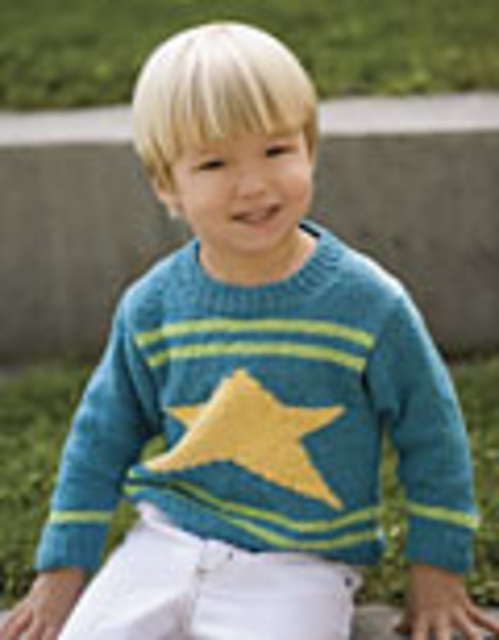 Ravelry: Star Intarsia Pullover pattern by Edith Murphy