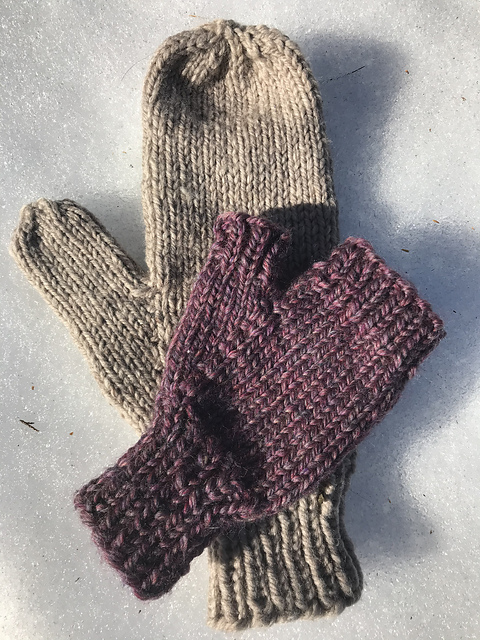 Ravelry: Basic Bulky Mitten and Mitt pattern by Edith Murphy