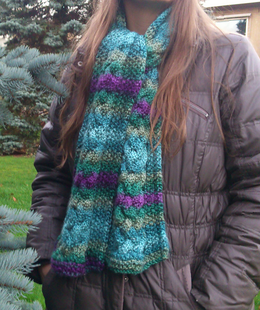 Ravelry: Cedar Forest Scarf pattern by Panka's Patterns