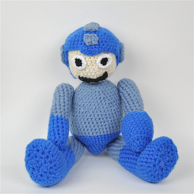 Ravelry: Mega Man Amigurumi Doll pattern by Penolopy Bulnick