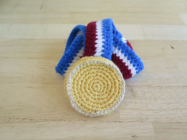 Ravelry: Crochet Olympic Medal pattern by Penolopy Bulnick