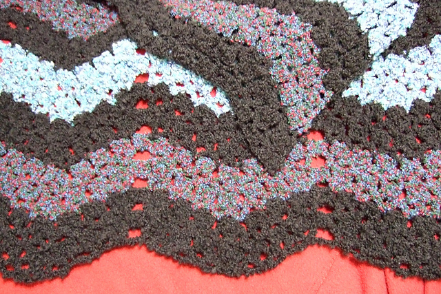 Ravelry: Lacy Check Ripple Afghan pattern by Heather Tucker