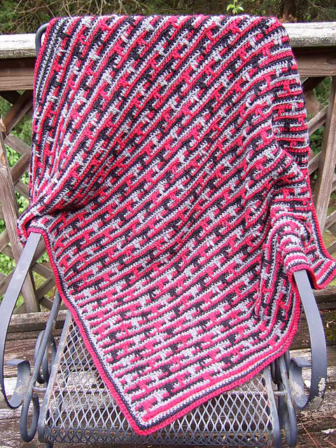 Ravelry: Dripping Lines Blanket pattern by Heather Tucker