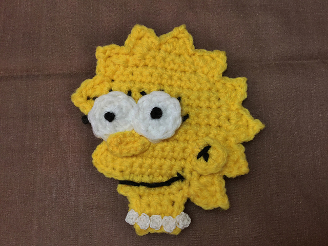 Ravelry: Lisa Simpson Applique pattern by Eileen Menegay