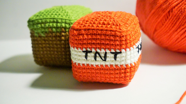 Ravelry: Block TNT Minecraft pattern by Galina Litvinova