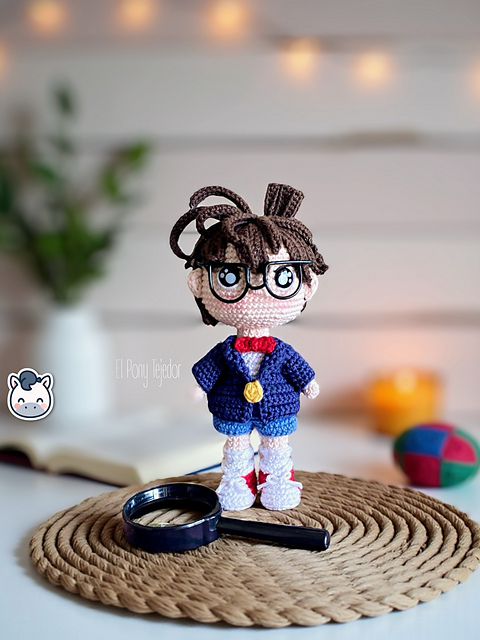 Ravelry: Conan Edogawa – Detective Conan pattern by El pony tejedor