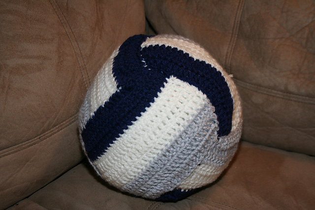 Ravelry: crocheted volleyball pattern by Elecia Cooper