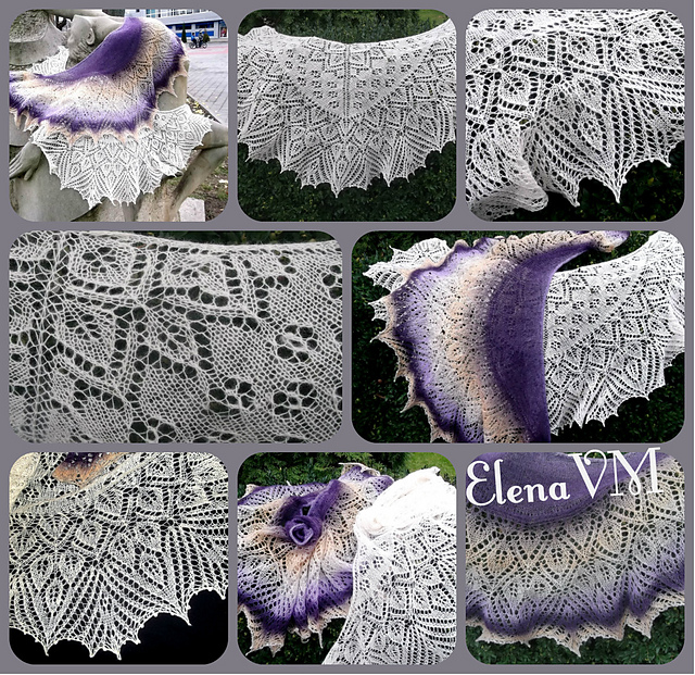 Ravelry: Lubava Shawl pattern by Elena Vladimirovna