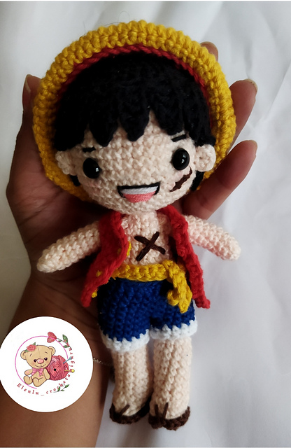 Ravelry: Luffy anime pattern by Elena Rojas