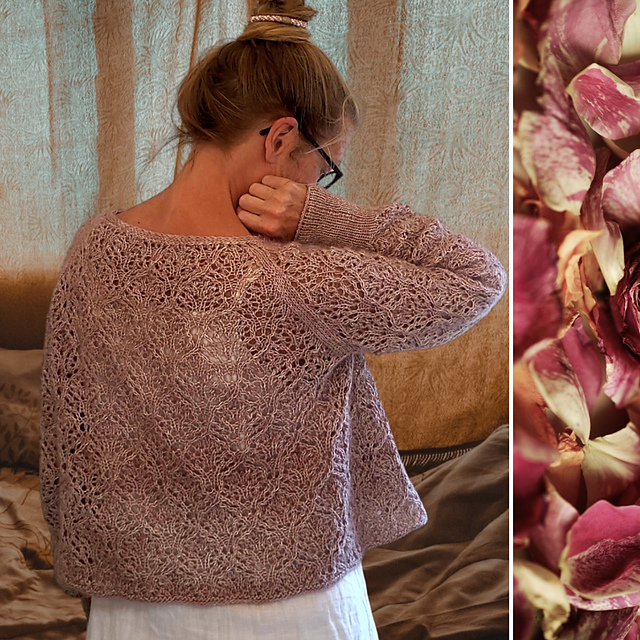 Ravelry: Dried Roses Cardigan pattern by Elenor Mortensen