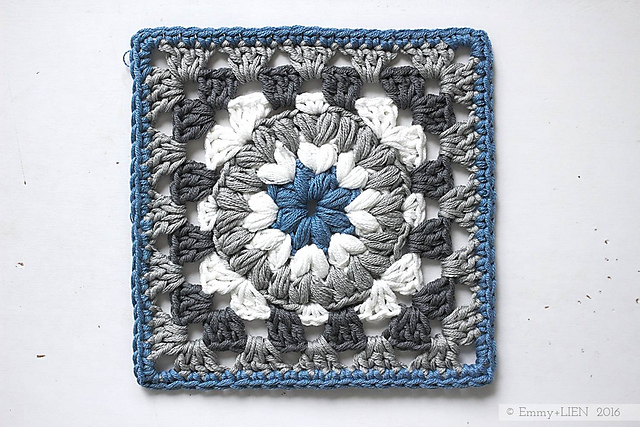 Ravelry: Triple Puff Granny Square pattern by Eline Alcocer