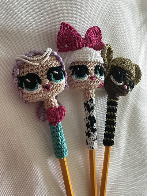 Ravelry: Lol pencil decorations pattern by Elisa Valoroso