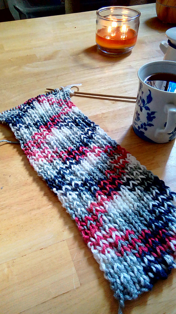 Ravelry: Pooling Plaid Scarf pattern by Elise Anderson