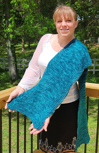 Ravelry: Revenge in Lido Knit Wrap pattern by Elizabeth Kay Booth