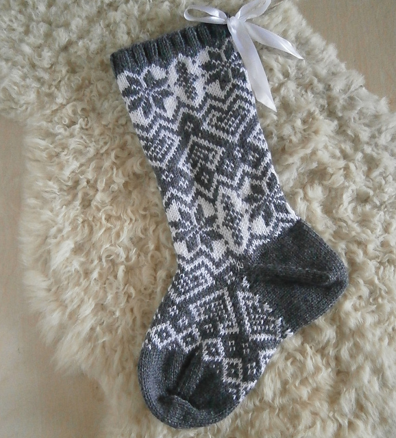 Ravelry: Scandi Style Stocking pattern by Elizabeth Penney