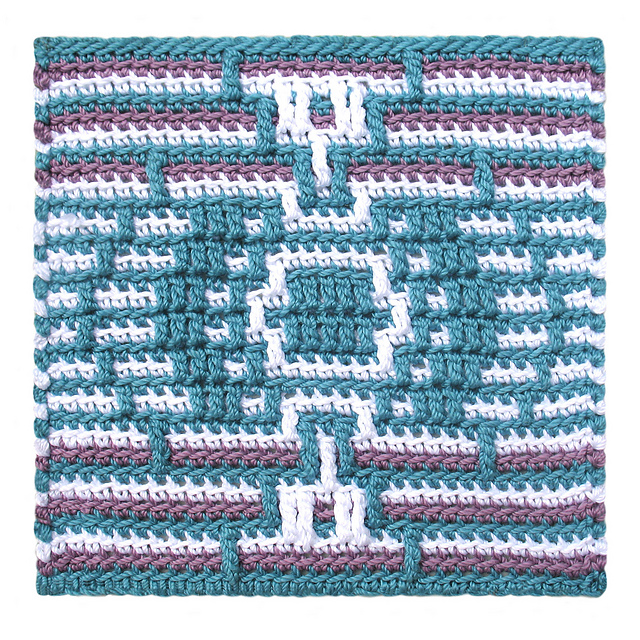Ravelry: Mosaic Meditation 3 Coaster pattern by Elizabeth Ragsdale