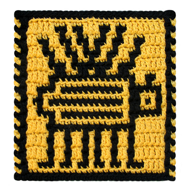 Ravelry: Mosaic Bug 4 Coaster pattern by Elizabeth Ragsdale