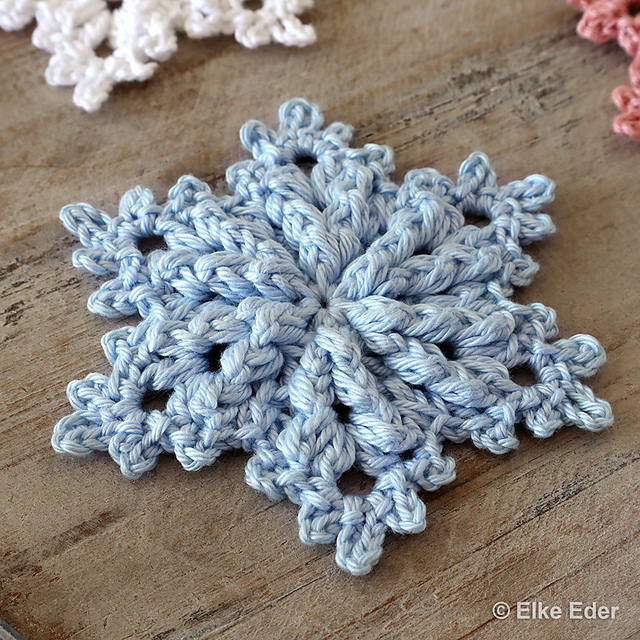 Ravelry: Snowflake "Neve" pattern by Elke Eder Design