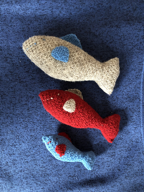 Ravelry: Three Fish Toy pattern by Ellen S-A