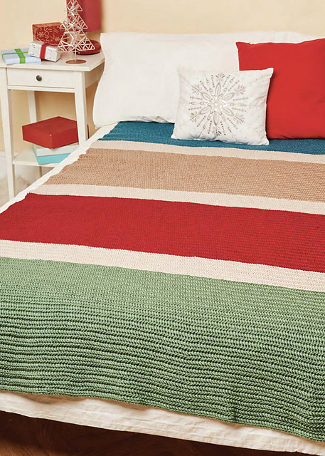 Ravelry: Heritage Herringbone Blanket pattern by Elizabeth Garcia Kalka