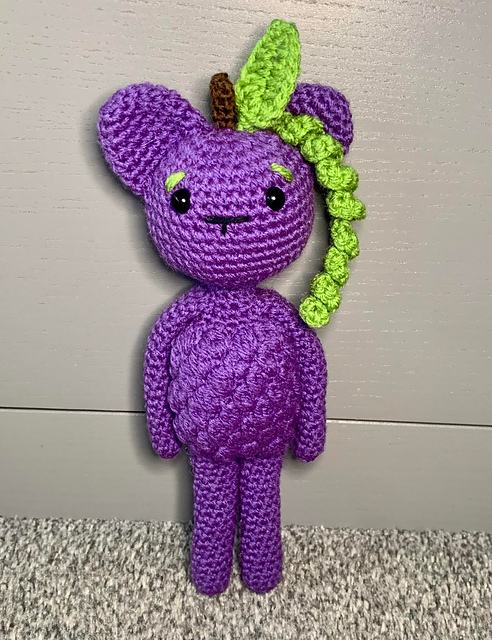 Ravelry: Grape Bear pattern by Ellie Mcsweeney