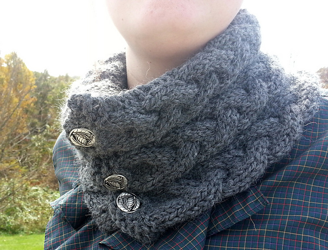 Ravelry: Braided Cable Cowl pattern by Dragon Wing Arts