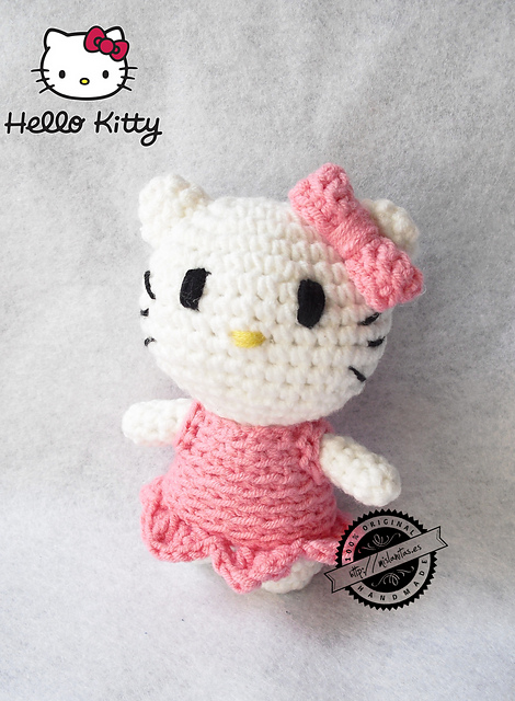 Ravelry: Mini Hello Kitty pattern by Ana Artedetei