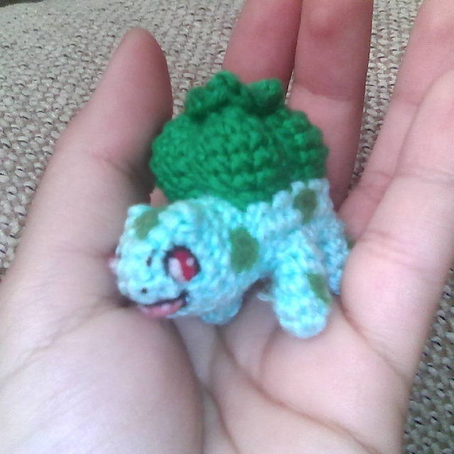 Ravelry: Tiny Bulbasaur pattern by Nichole's Nerdy Knots