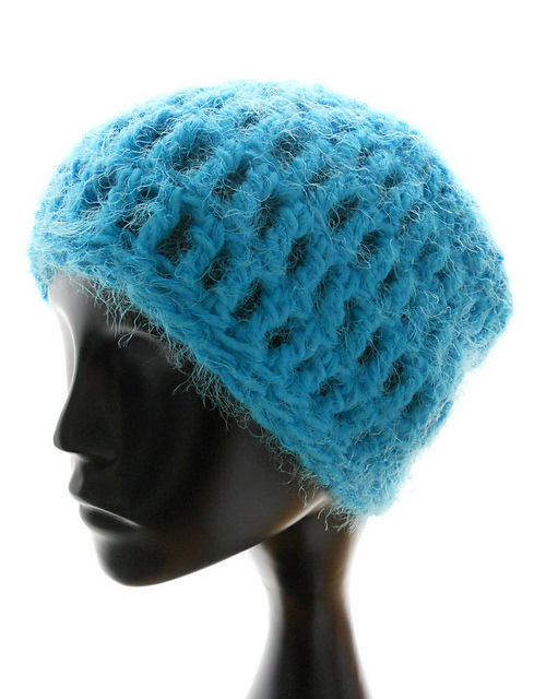 Ravelry: The Fishnet Beanie pattern by Elvee Dickinson