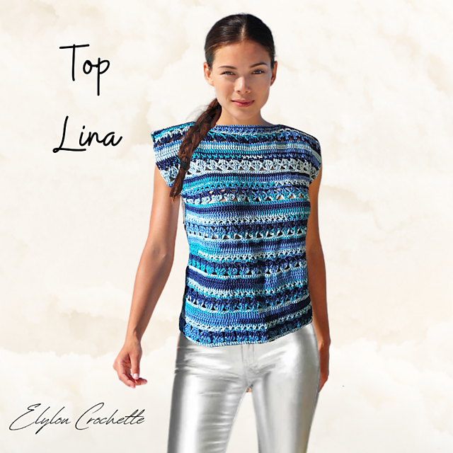 Ravelry: Top Lina au crochet pattern by Elisa Marty