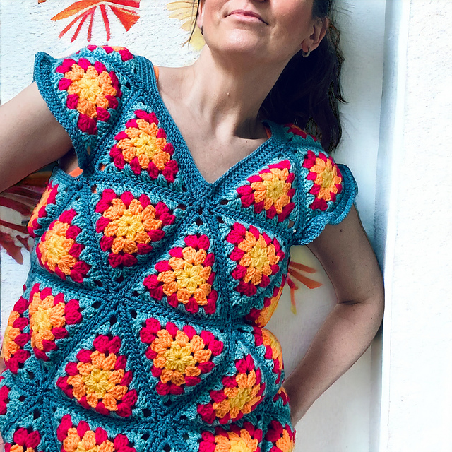 Ravelry: Tropical Triangle Tank Top pattern by Emilia Ansell