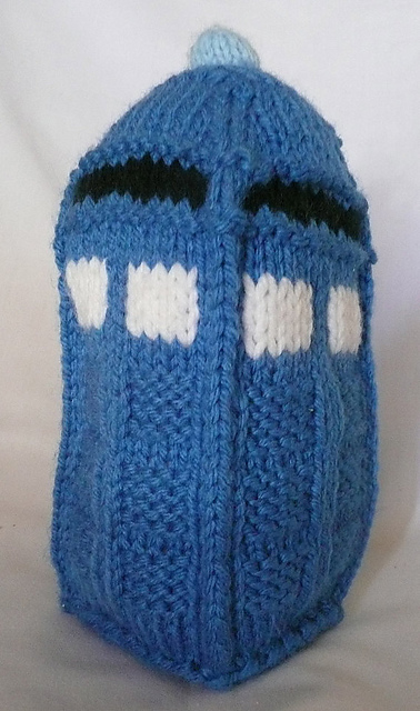 Ravelry: Knit TARDIS plush pattern by Emi K