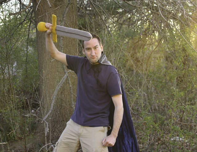 Ravelry: Woolbringer: A knitted sword pattern by Emily Ringelman