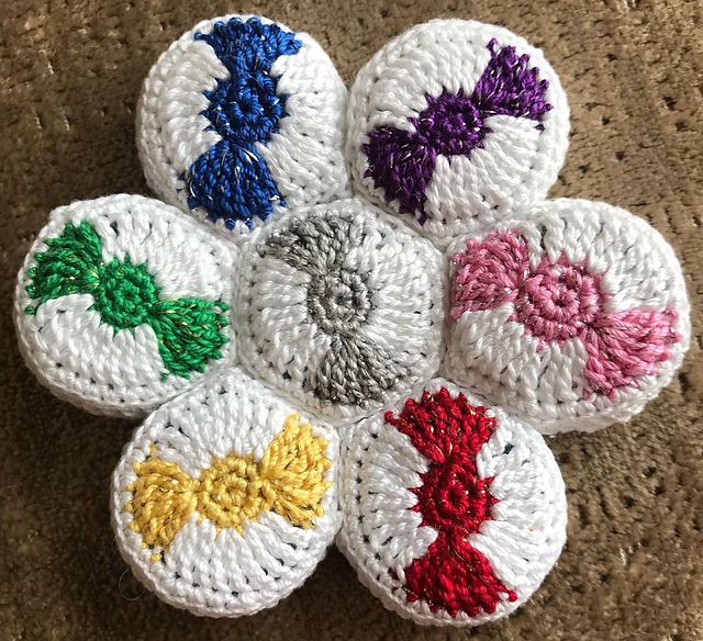 Ravelry: Candy Dish Bottle Cap Coaster pattern by Emma Garside